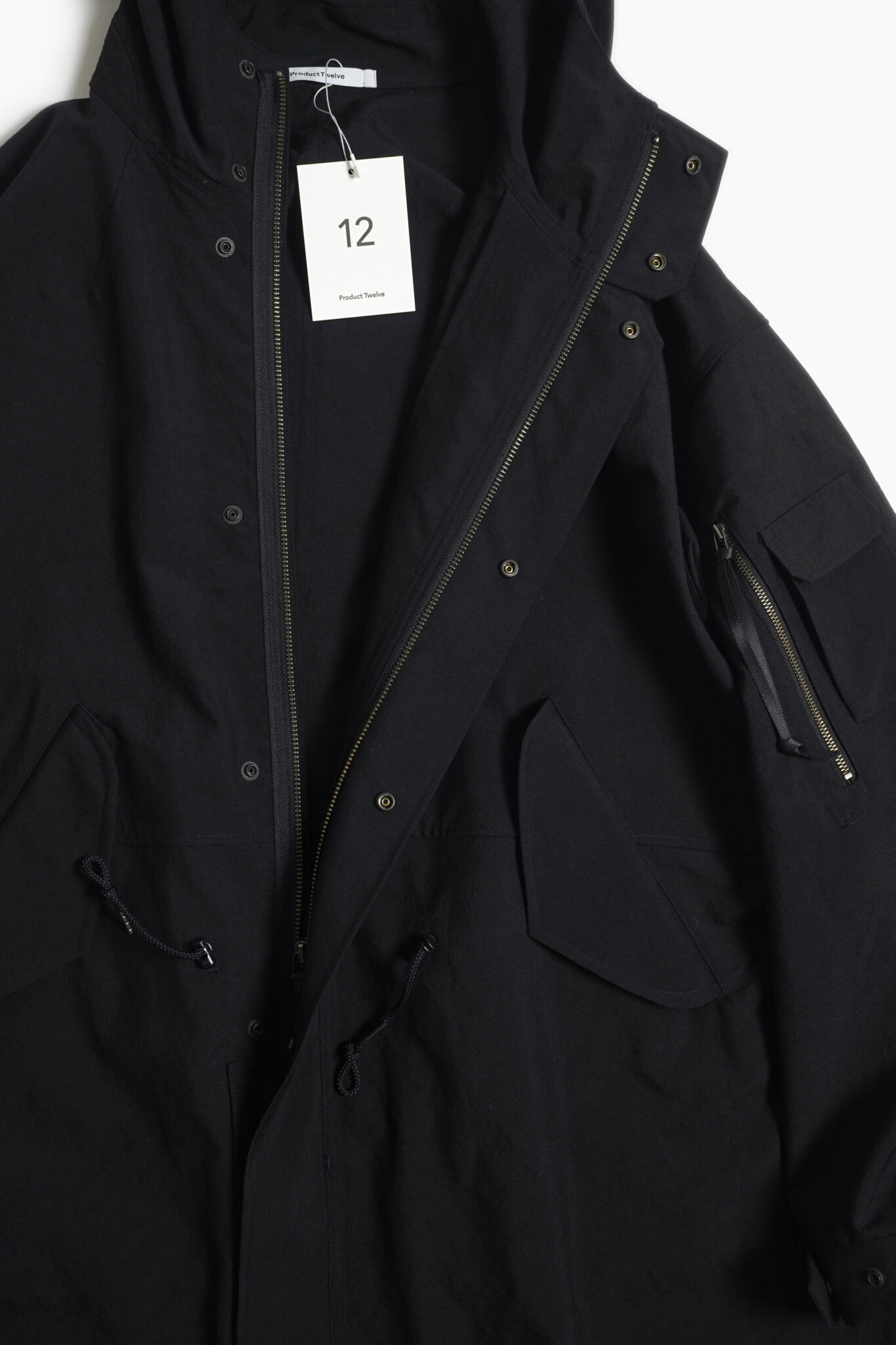 HIGH COUNT WOOL FIELD COAT BLACK | FUDGE UP NOTHING