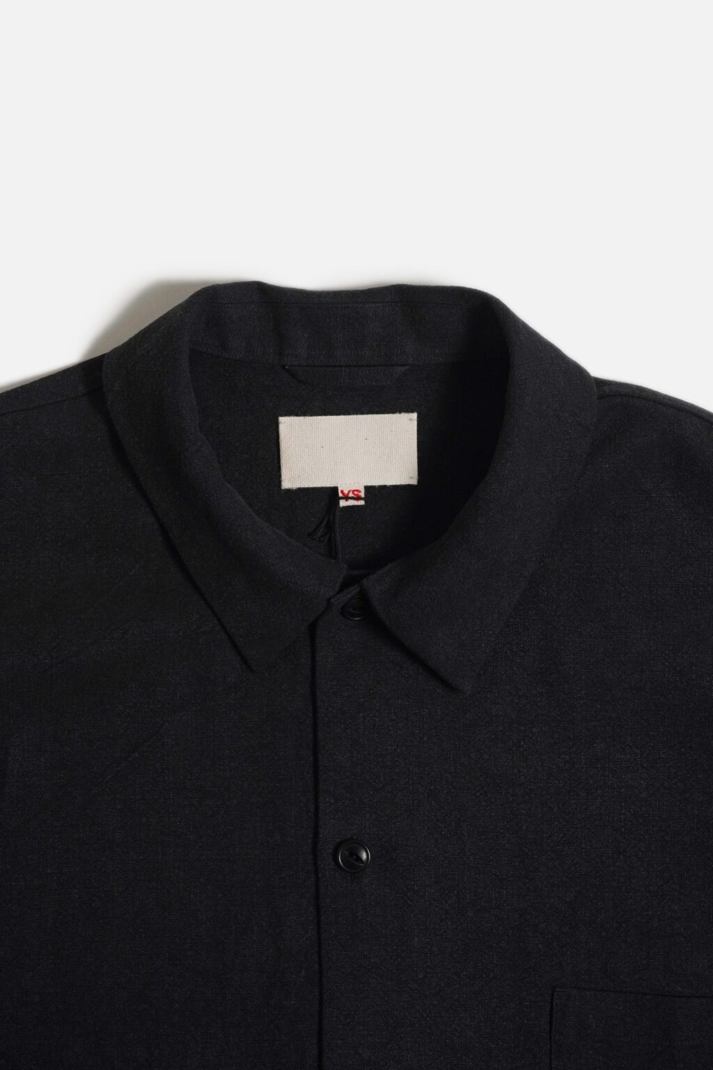 WORK BLOUSE – MAX HIGH HEMP / MIDDLE WEIGHT – BLACK | FUDGE UP NOTHING