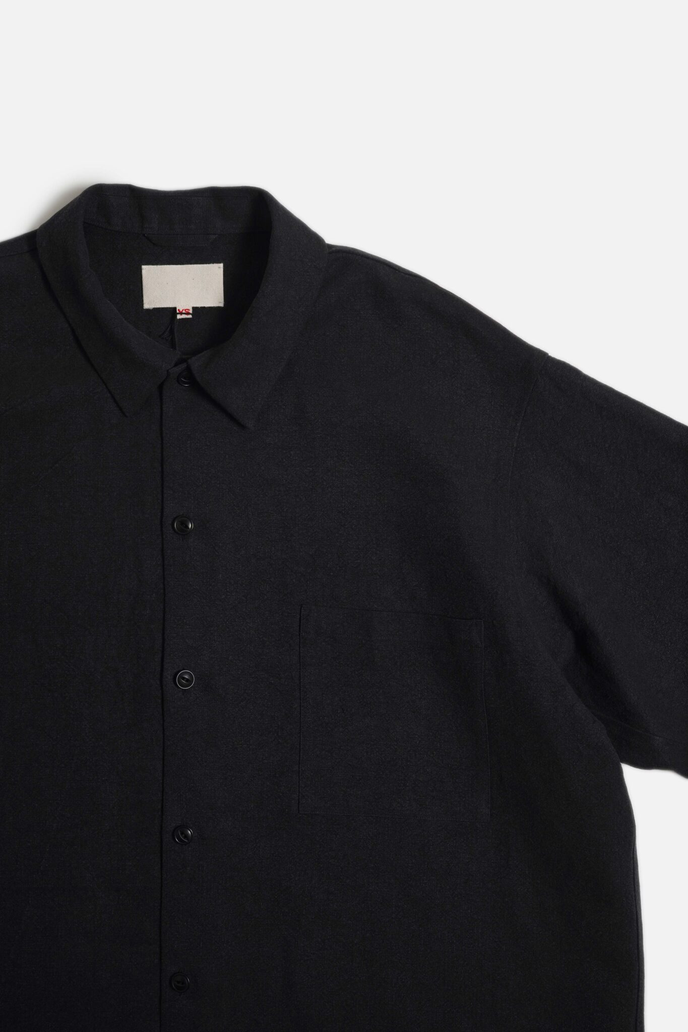 WORK BLOUSE – MAX HIGH HEMP / MIDDLE WEIGHT – BLACK | FUDGE UP NOTHING