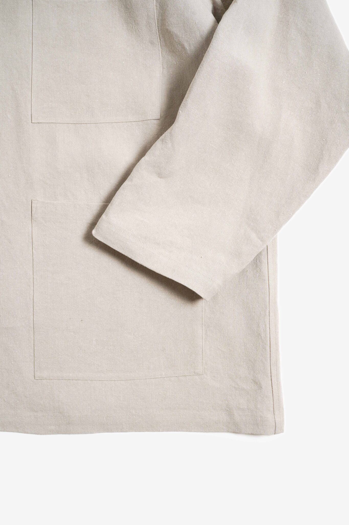 WORK SHIRT – MAX HIGH HEMP / MIDDLE WEIGHT – BEIGE | FUDGE UP NOTHING